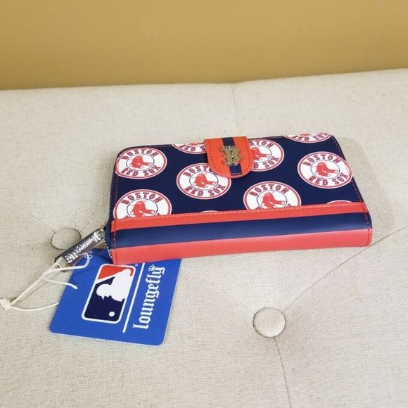 Loungefly | Bags | Loungefly Mlb Boston Red Sox Logo Wallet New | Poshmark